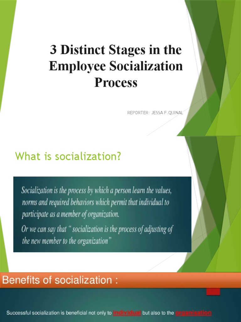 3 Distinct Stages in The Employee Socialization Process | PDF