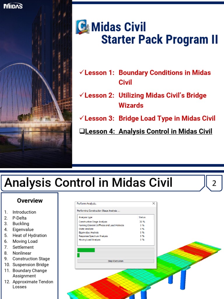 04 Analysis Control in Midas Civil | PDF | Buckling | Eigenvalues And Eigenvectors
