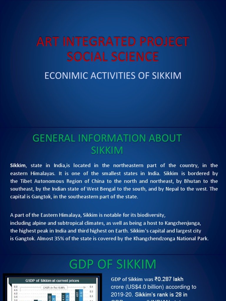 Art Integrated Project SST | PDF | Economies