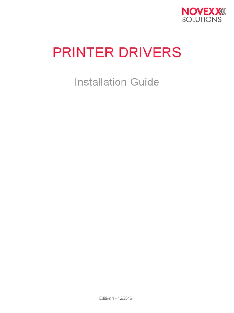 Printer Drivers: Installation Guide | PDF | Installation (Computer Programs) | Icon (Computing)