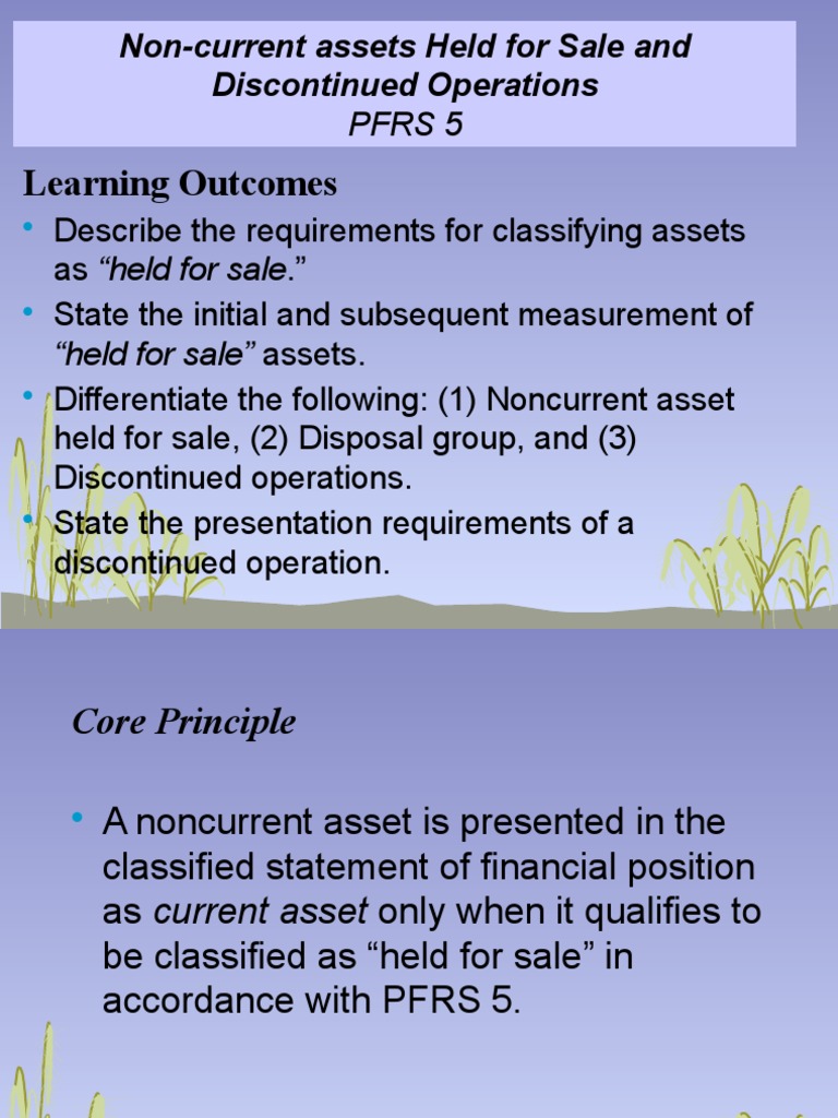 Non-Current Assets Held for Sale Guide | PDF | Fair Value | Business