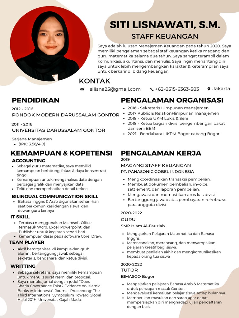 CV Indonesia | PDF