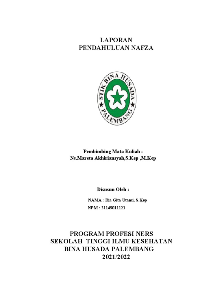 LP Dan SP 10 Nafza Ria Gita Utami | PDF