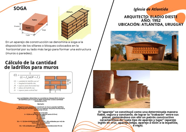 Aparejo A Soga y Estudio de Caso | PDF | Ladrillo | Materiales de ...