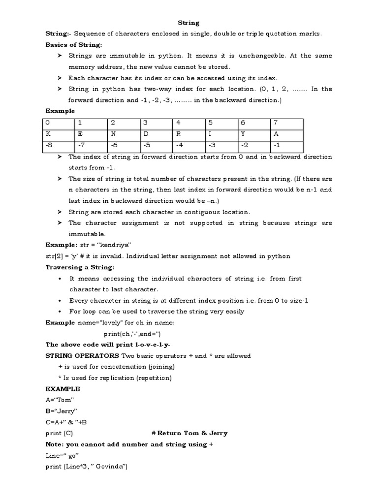 String | PDF | String (Computer Science) | Computer Data