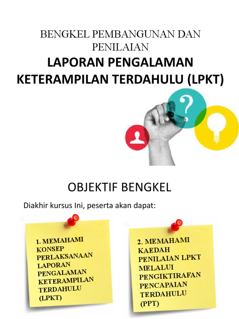 Bengkel Pembangunan Dan Penilaian LPKT | PDF