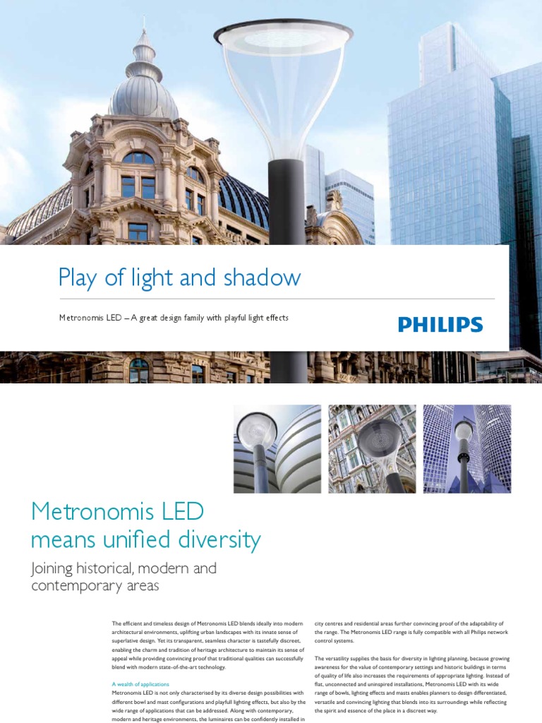 Metronomis LED - Brochure - ENG - LR | PDF | Lighting | Holography