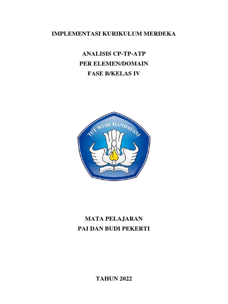 Analisis CP-TP-ATP PAI Kelas 4 | PDF