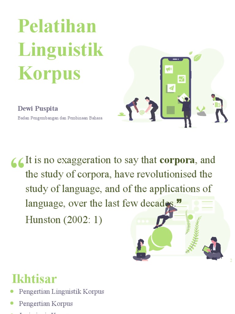 Pelatihan Linguistik Korpus dan Aplikasinya | PDF | Ilmu Sosial | Seni ...