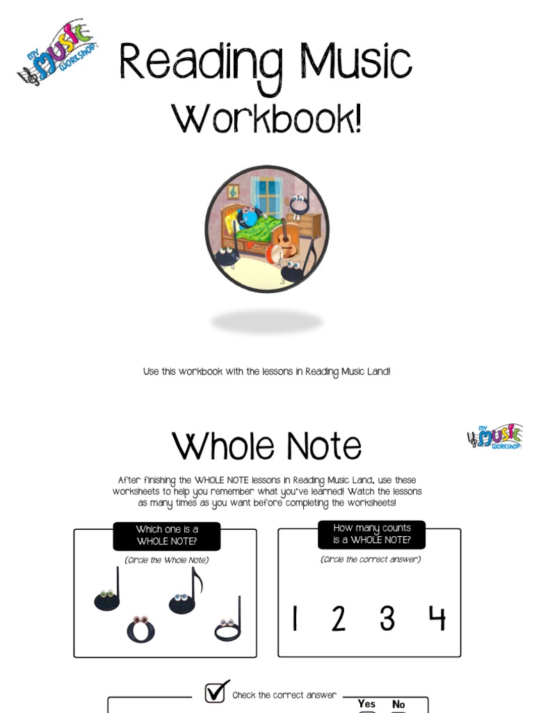 Reading Music Workbook | PDF | Musical Forms | Rhythm And Meter