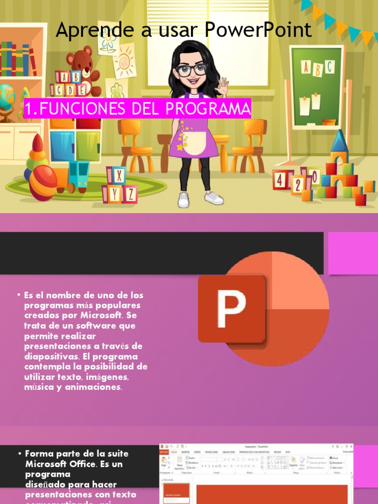 Partes de PowerPoint 2023 | PDF | Microsoft PowerPoint | Software