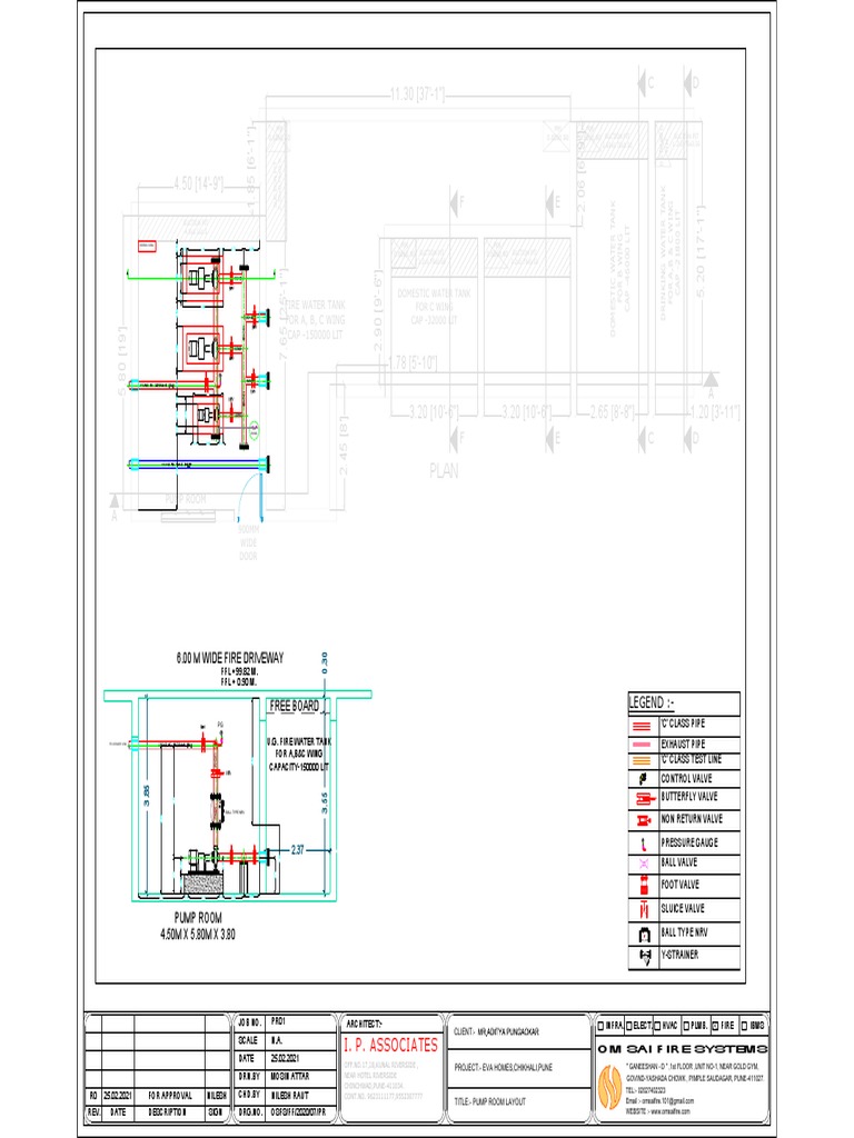 Pump Room Layout-03.09.2021 | PDF | Continuum Mechanics | Plumbing