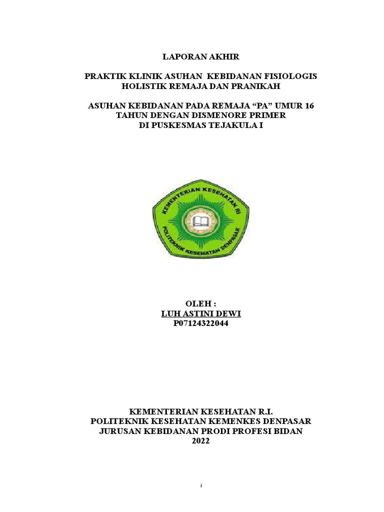 LA Asuhan Pada Remaja | PDF