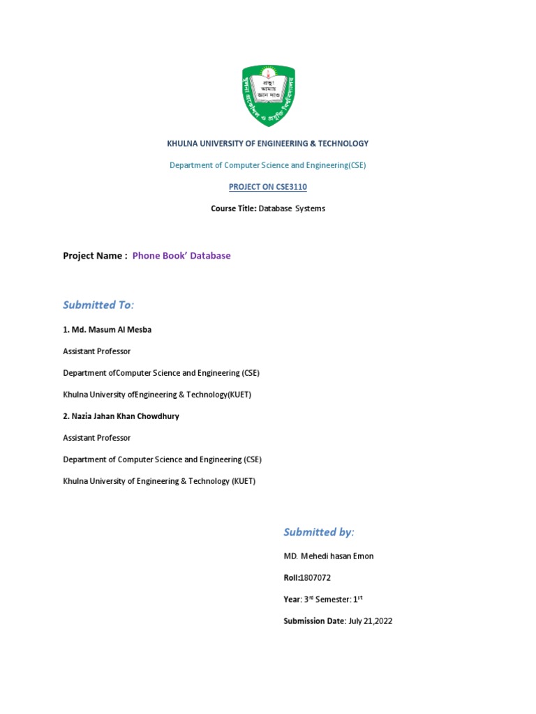 Database Final Project Report | PDF | Databases | Data Management Database Final Project Report | PDF | Databases | Data Management