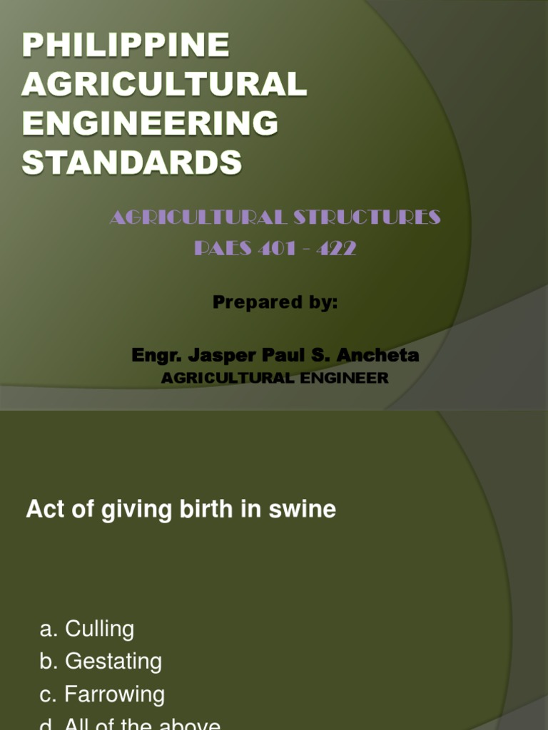 Paes (Agricultural Structures) | Download Free PDF | Sewage Treatment ...