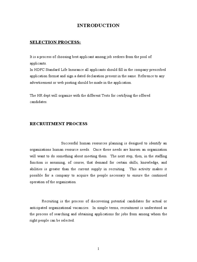 Recruitment Process | Download Free PDF | Recruitment | Employment