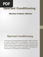 Operant Conditioning Theory of Learning (B.F. Skinner) | PDF ...