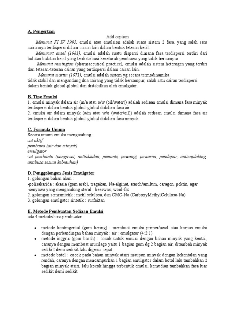 EMULSI | PDF