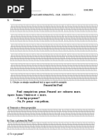 CLR Evaluare Sumativa Modulul I | PDF