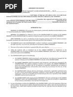 Usufruct Agreement Sample Form | PDF | Property | Ownership