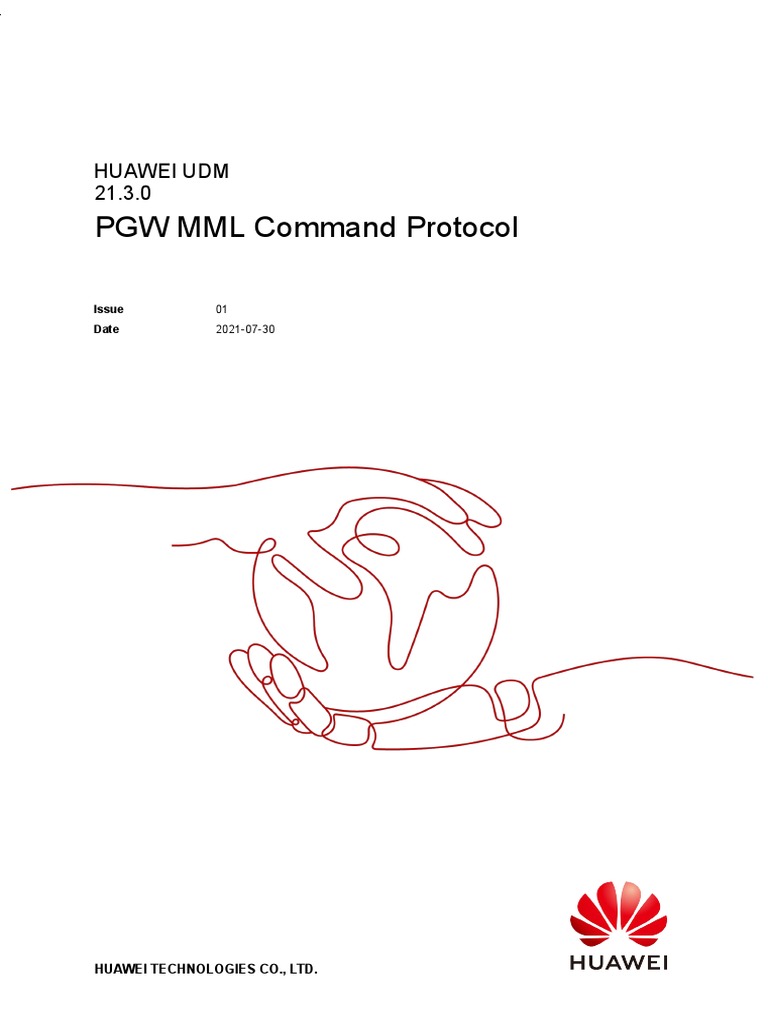 Huawei Udm 21 3 0 Pgw Mml Command Protocol Pdf Computer Network Copyright