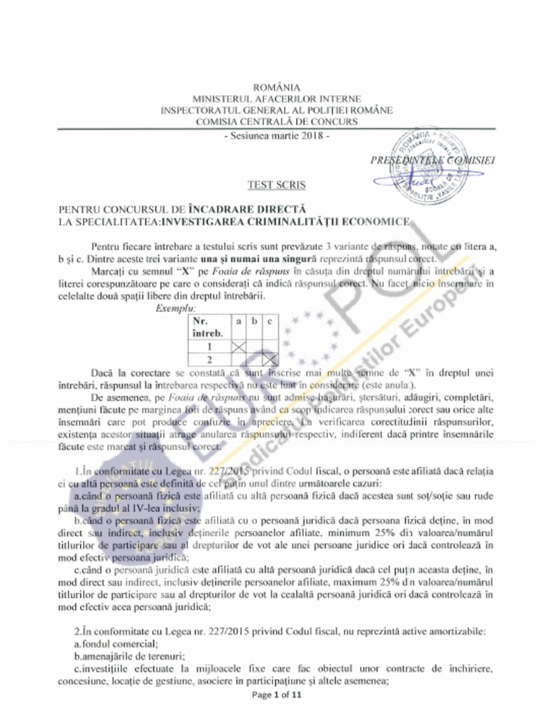 SICE Incadrare Directa Ofiter 2 | PDF