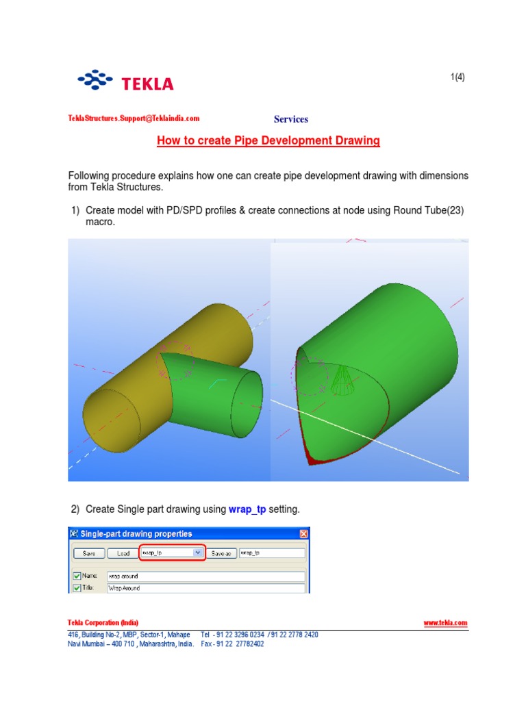 How To Get Pipe Development | PDF | Geometry