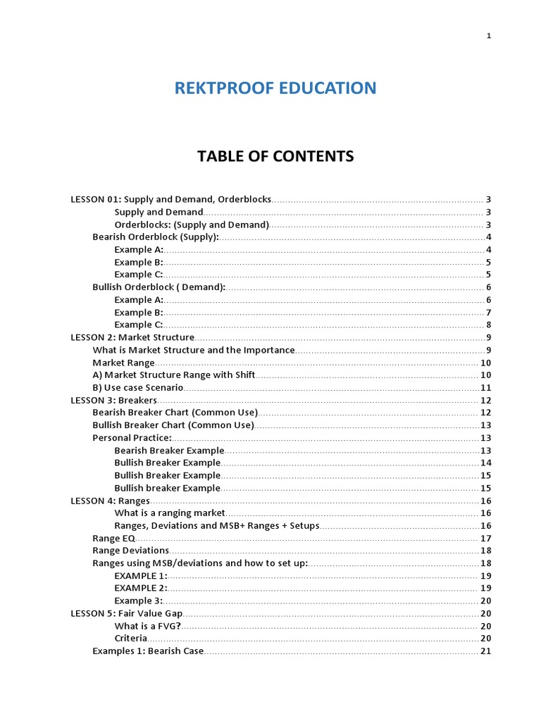 Rektproof Education | PDF | Market Trend | Market (Economics)