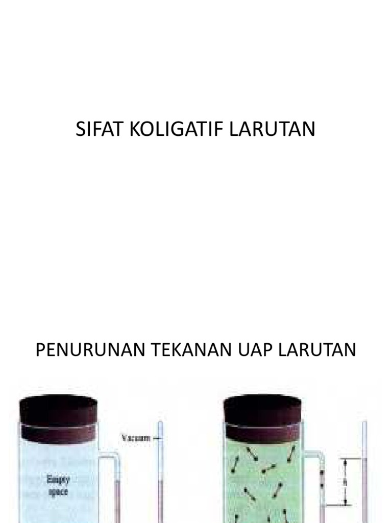 Sifat Koligatif Larutan | PDF