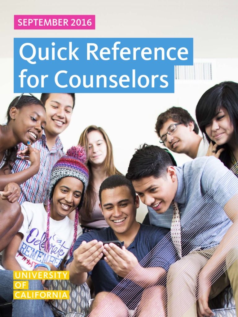 UC Quick Reference | PDF | University And College Admission | Sat