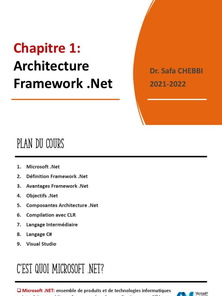 Chapitre 1 | PDF | C# (Langage de programmation) | Microsoft Visual Studio