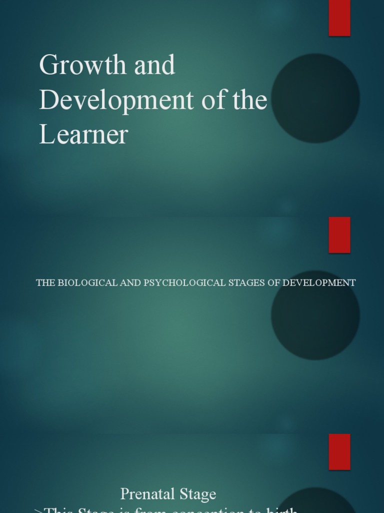 Growth and Development of The Learner | PDF | Adolescence | Adults