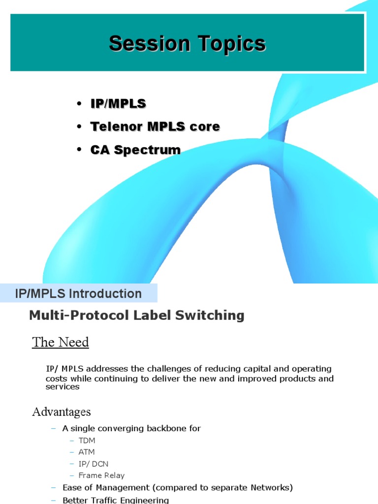 IP MPLS Presentation | PDF | Networking | Multiprotocol Label Switching