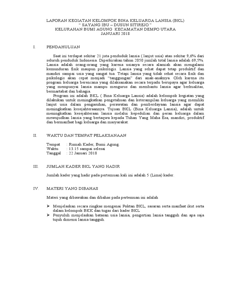 Laporan BKL | PDF
