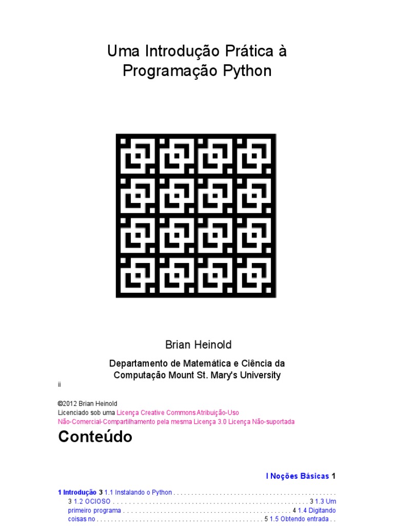 Cópia Traduzida de Python - Programming - Heinold | PDF | Python ...