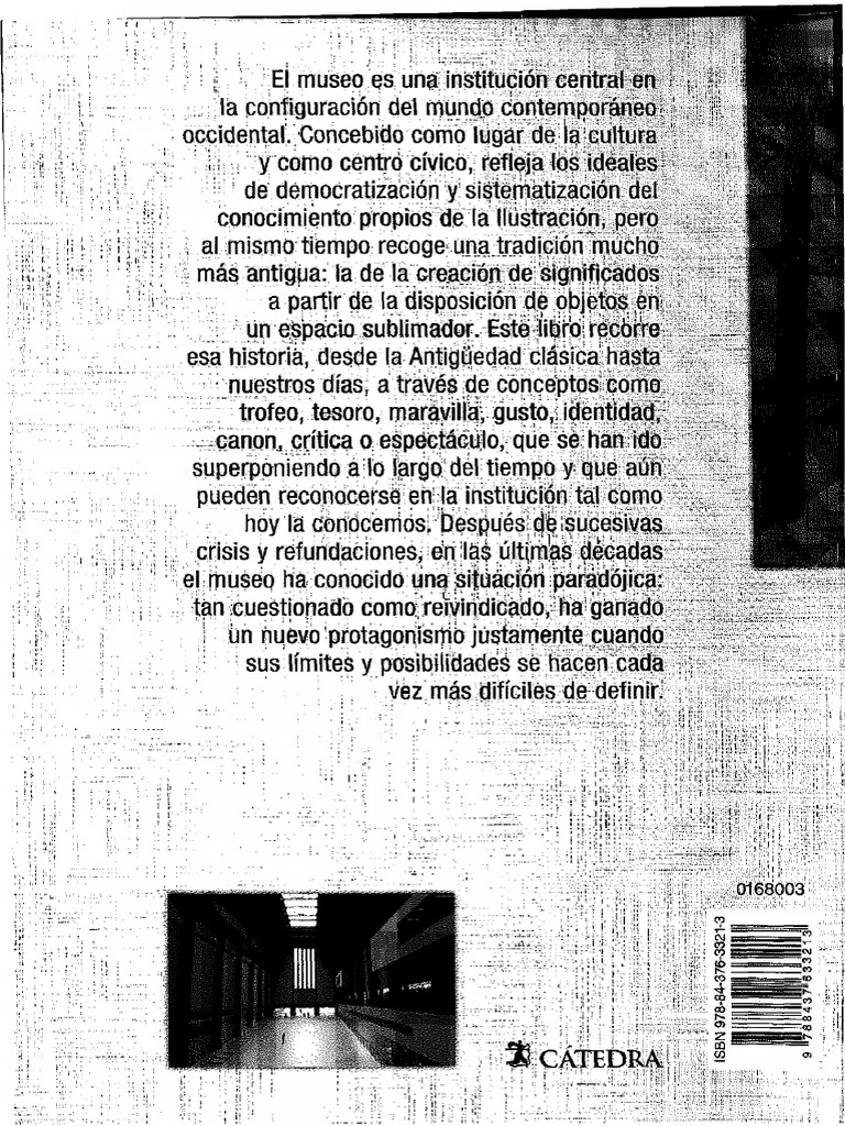 Una Historia Del Museo en Nueve Conceptos | PDF | Museo | Lumbrera