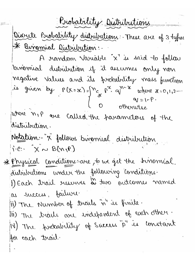 Probability Distributions | PDF