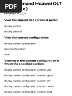 Nokia OLT Configuration Commands Guide | PDF | Quality Of Service ...