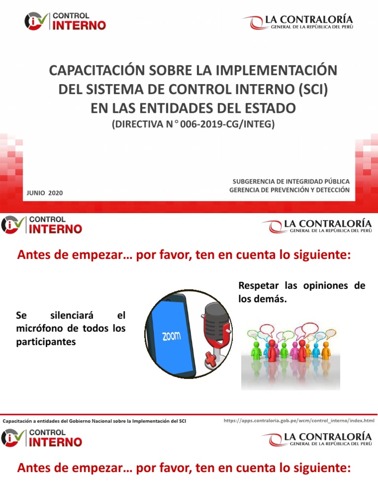 Capacitación GN Implementación Del SCI | PDF | Riesgo | Presupuesto