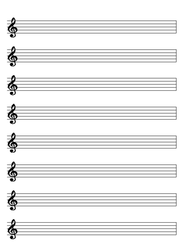 Partituras en Blanco | PDF