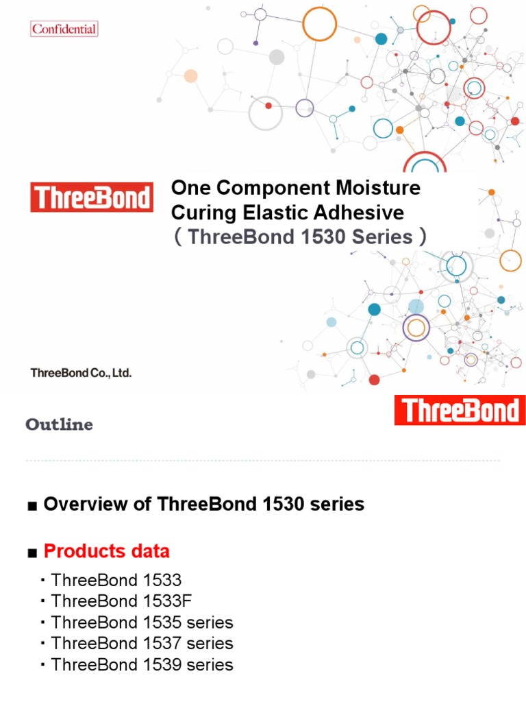 ThreeBond 1530 Series Adhesives Overview | PDF | Silicone | Strength Of ...