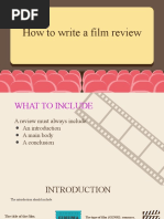 How to Write a Film Review Guide | PDF