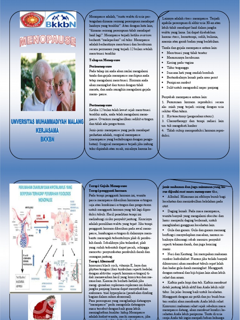 Leaflet Menopause Pdf