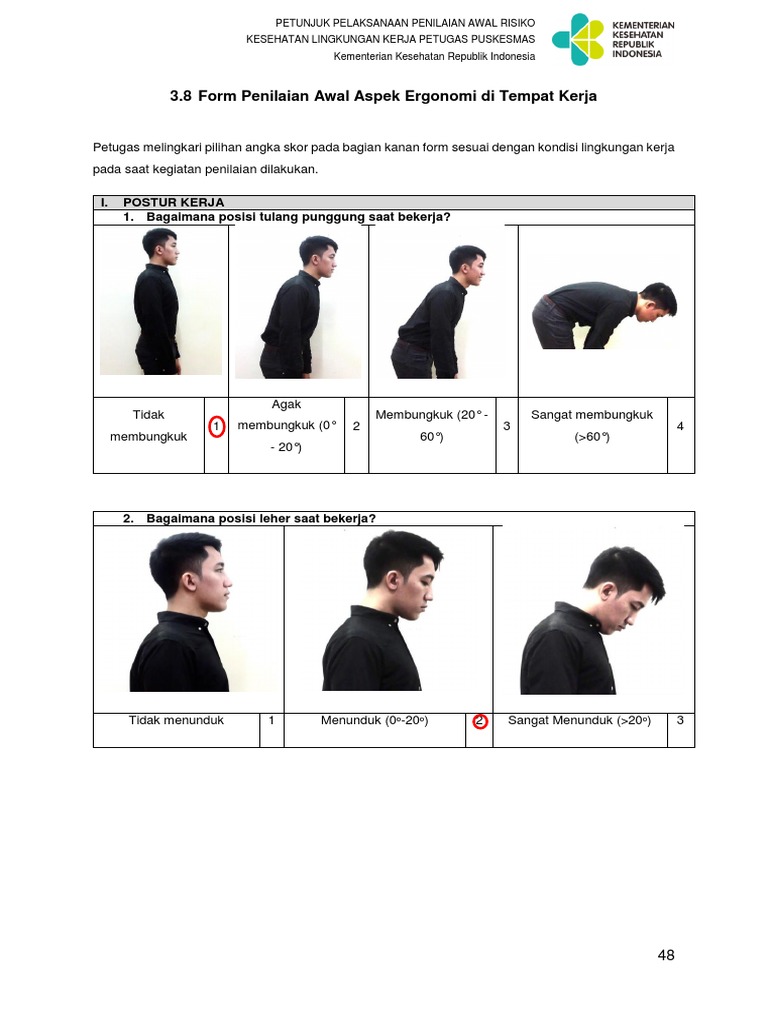 Form Penialaian Ergonomi | PDF