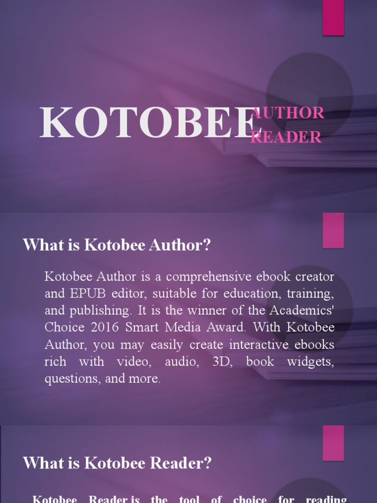 Kotobee: Author Reader | PDF | Icon (Computing) | Microsoft Power Point