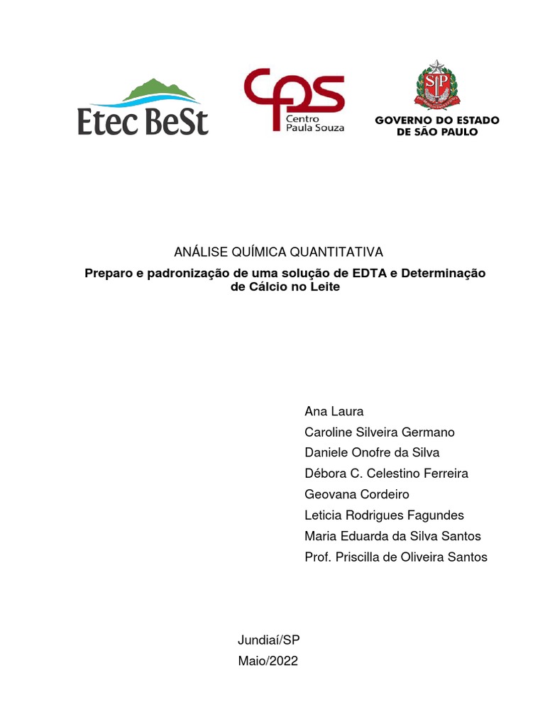 Relatorio - AQQT Aula Prática 6 Oficial | Download grátis PDF ...