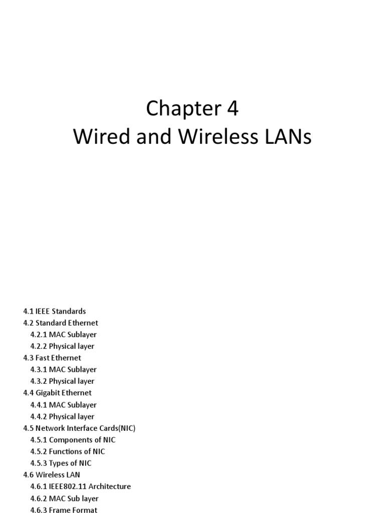 Chapter 4 Networking | PDF | Network Interface Controller | Computer ...