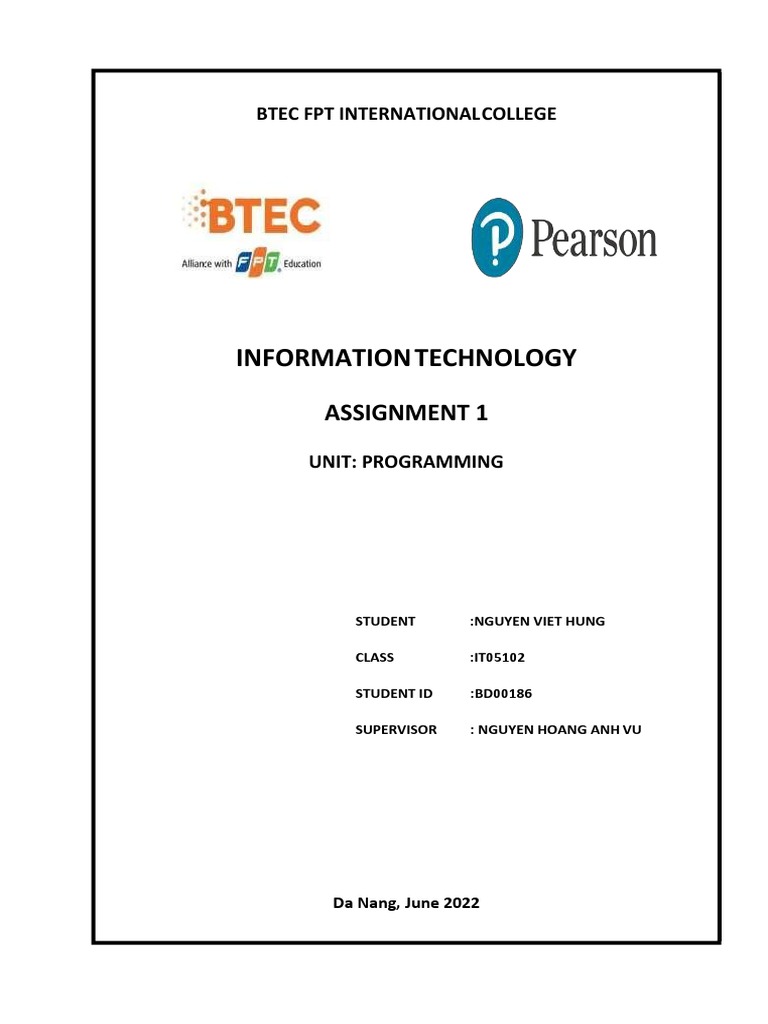 Assignment Programming Pdf Algorithms Computer Programming 
