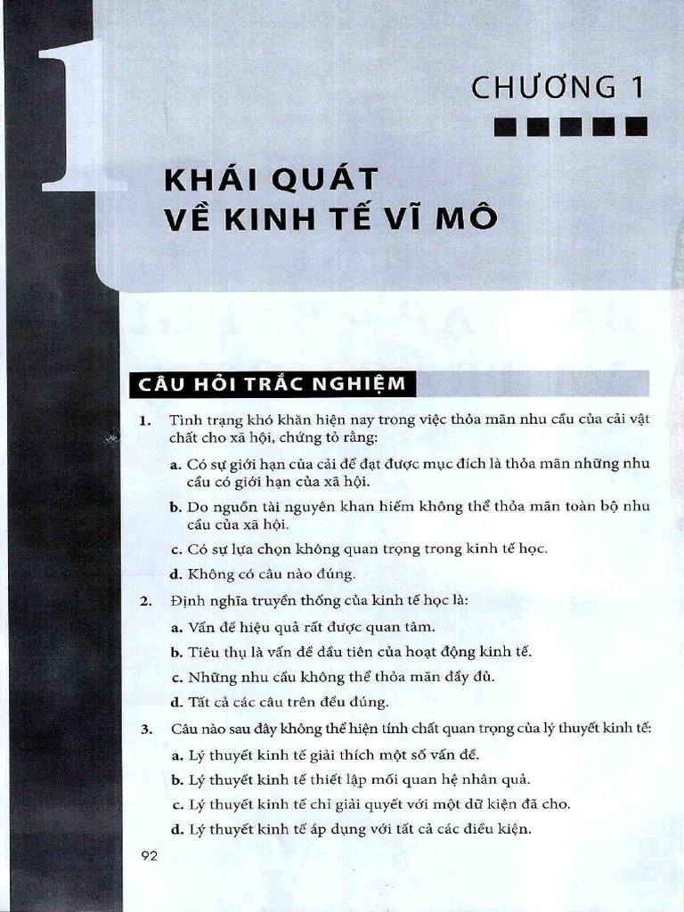 BTAP KT Vĩ Mô - Nguyen Nhu Y | PDF