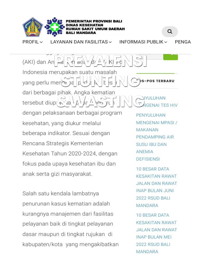 Pembinaan Jejaring Rs Terkait Rujukan Ponek Dan Program Penurunan ...